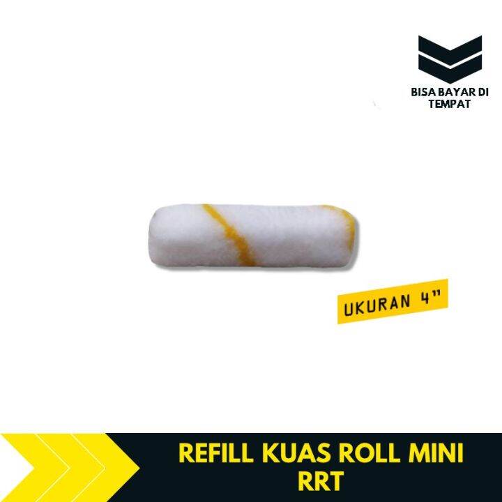 Refill Refil Kuas Koas Roll Rol Rolan Cat Tembok Kecil RRT 4 Inch ...