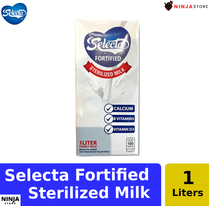 Selecta Fortified Sterilized Milk Savers Pack, 1 Liters | Lazada PH