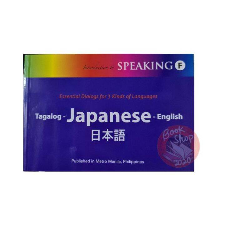 Speaking Tagalog Japanese. English | Lazada PH