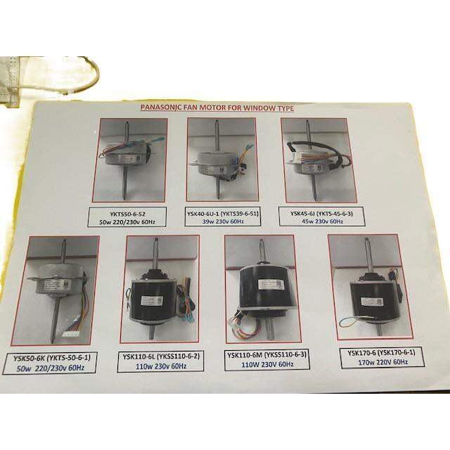 Panasonic fan motor for window type aircon eletric fan air conditioner ...