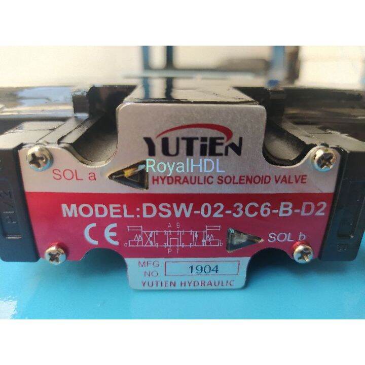 selenoid operated directional valve / solenoid valve hydraulic dsw-02-3c6-b-ac220 hidrolik ...