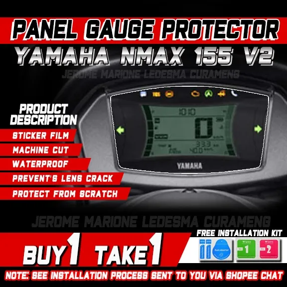 PANEL GAUGE PROTECTOR YAMAHA NMAX 2020 v2 and v2.1 | Lazada PH