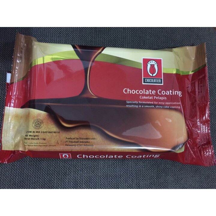 Tulip Chocolate Coating 1 kg Cokelat Compound Coklat Pelapis Kue ...
