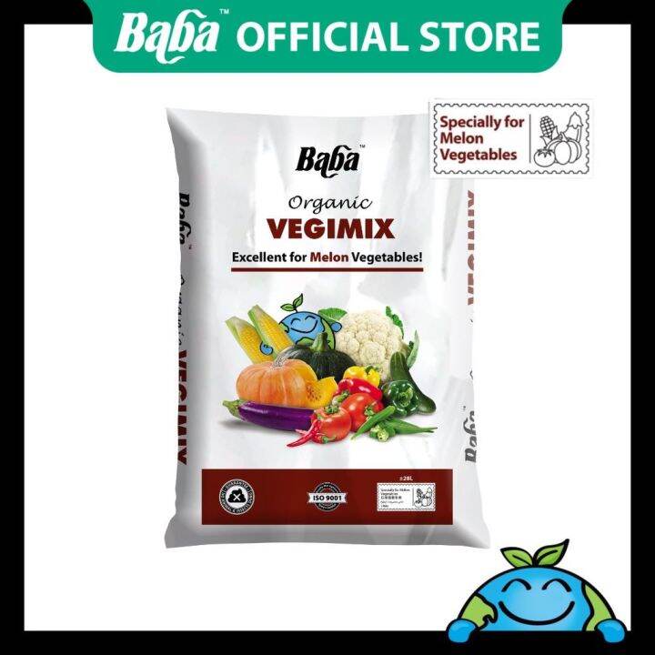 Baba Official -【Baba Organic Vegimix】(28L) | Soil Mix | Tanah Sayuran ...
