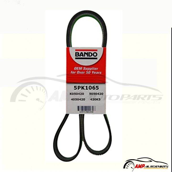 BANDO V-RIBBED / SERPENTINE Belt (5PK Series) 5PK870-5PK1305 | Lazada PH