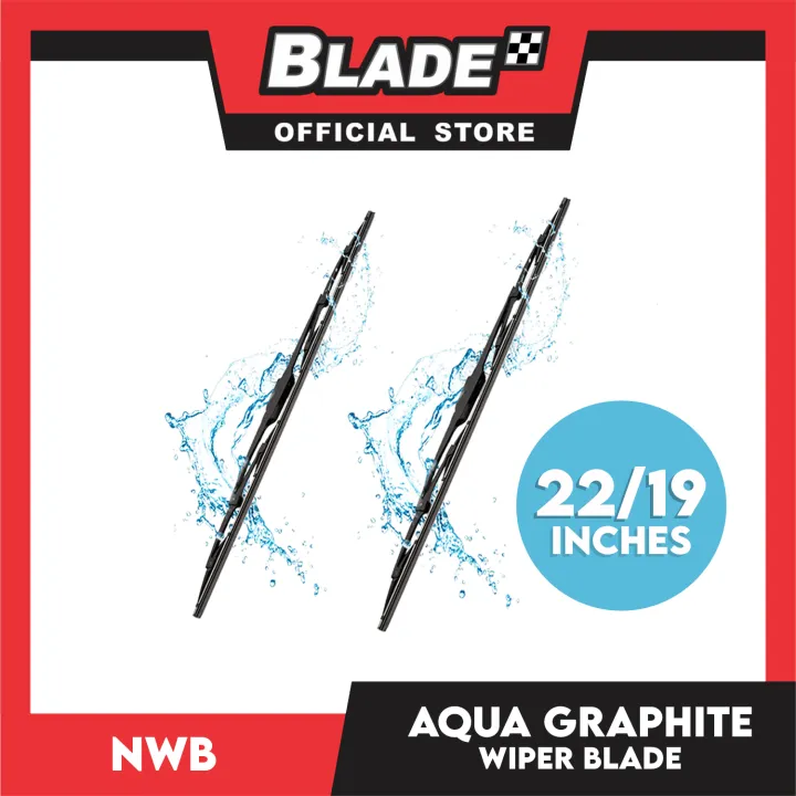 NWB Aqua Graphite Wiper Blade 22"/19" | Lazada PH