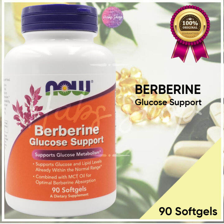 Now Foods, Berberine Glucose Support, 90 Softgels Berberis vulgaris ...