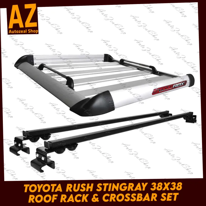 Toyota Rush 2018-2022 38x38 Silver Roof Basket Roof Rack with Rush ...