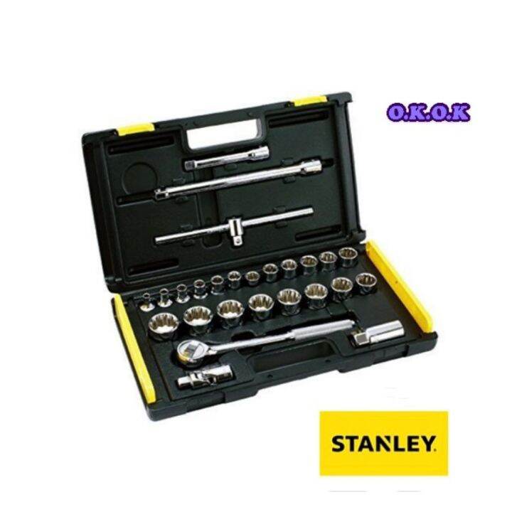 Stanley Socket Set - 12PT 1/2" Dr. 26pcs 套筒组 Set Soket | Lazada