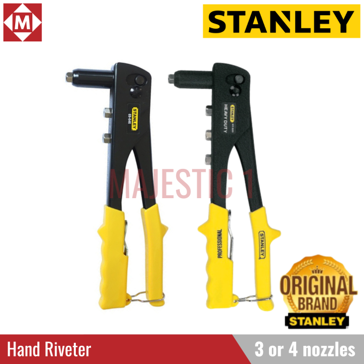 STANLEY Heavy Duty Steel Hand Riveter 3 or 4 nozzles 69-800 69-646 ...