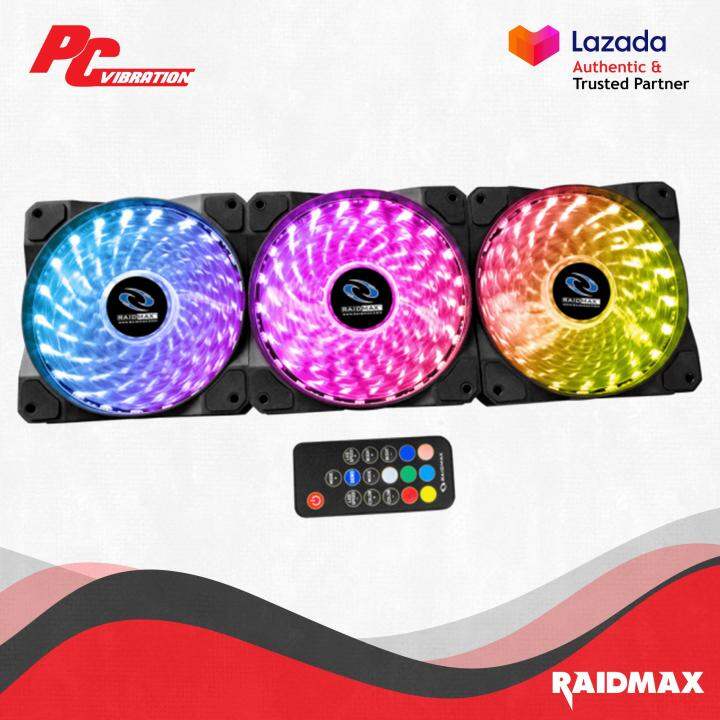 Raidmax RGB Fan NV-A120R3 (3 RGB Fan in 1 set) | Lazada PH