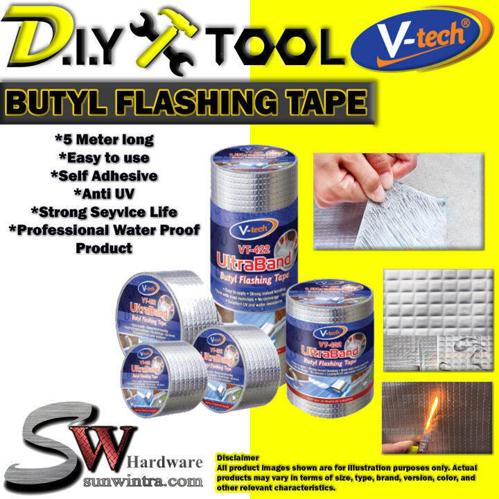 SW HARDWARE BUTYL FLASHING TAPE 300MM X 1.2MM X 5M | Lazada