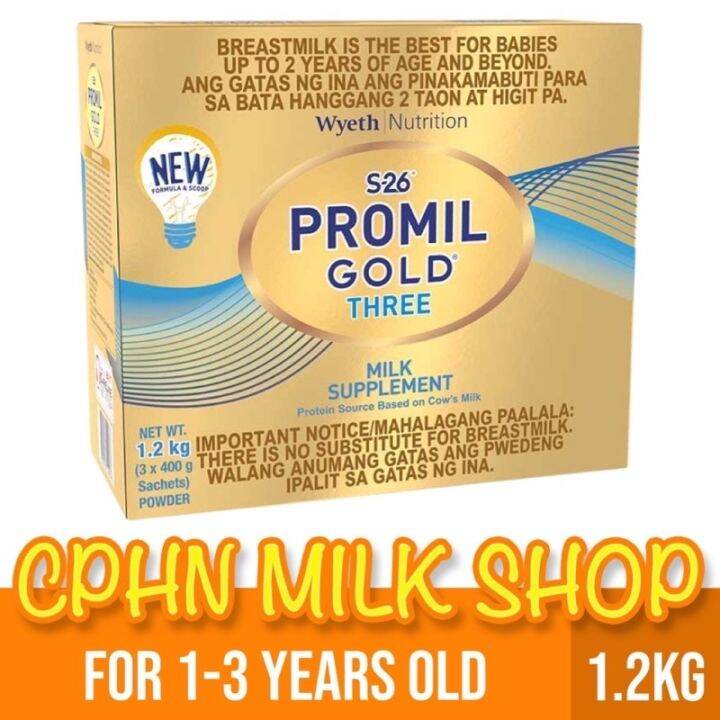 S-26® PROMIL GOLD® THREE 1.2kg 1-3 Years Old Milk Supplement | Lazada PH