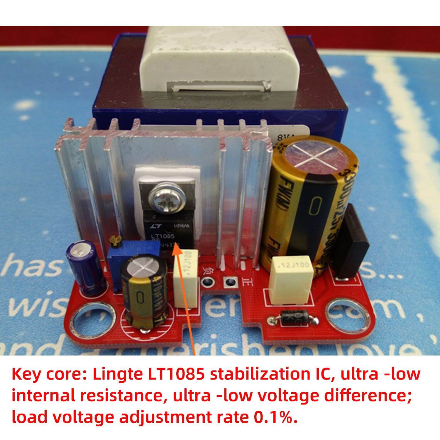 HIFI linear stabilized power supply 10W, low ripple 5V—12V—30V ...
