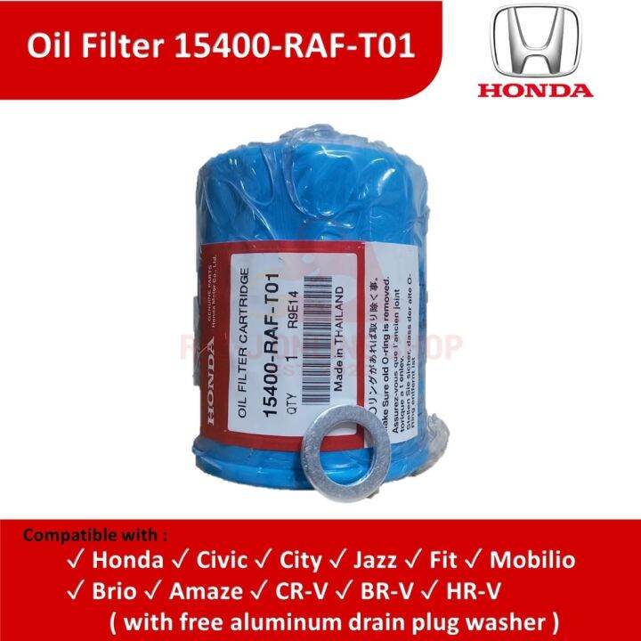 Oil filter (15400-RAF-T01) for Honda Civic City Jazz Fit Mobilio Brio ...