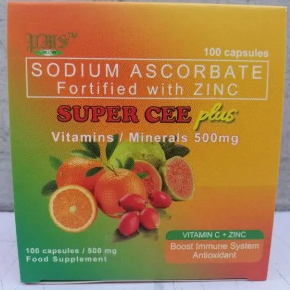 Karamihan sa mga popular na Sodium ascorbate plus zinc cap 100s SUPER ...
