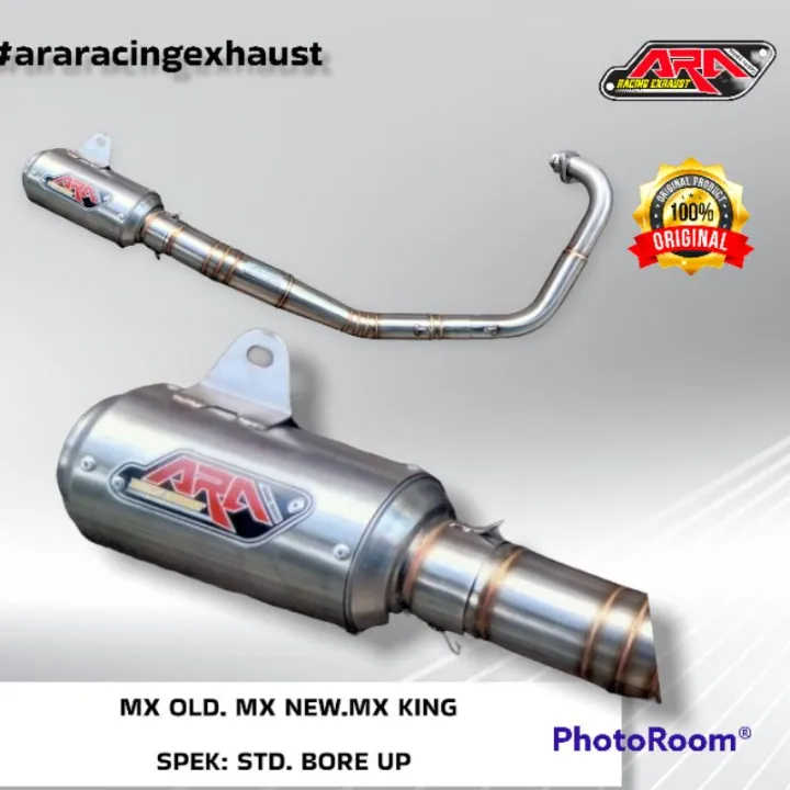 knalpot jupiter /underbone mx king underbone original Ara racing ...