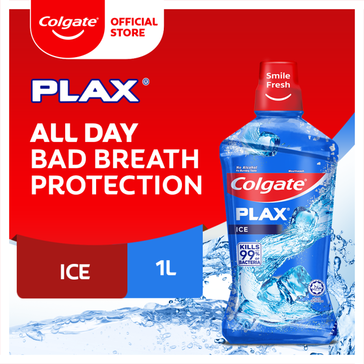 Colgate Plax Antibacterial Mouthwash 1L | Lazada PH