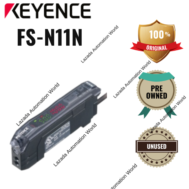 Keyence Sensor FS-N11N Fibre Amplifier, Cable Type, Main Unit, NPN FSN11N FSN11 FSN1 FSN FS-N11 ...