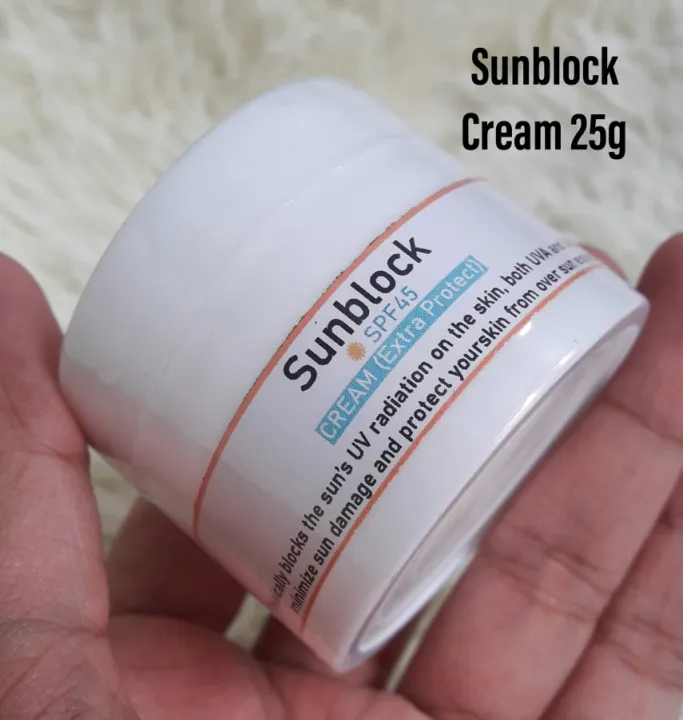 ORIGINAL 1PC. SUNBLOCK CREAM SPF 45 (25g) (EXTRA PROTECT) | Lazada PH