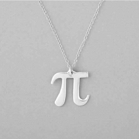 Pi Necklace 3.14 Math Symbol Mathematician Teacher Geometry Necklace ...