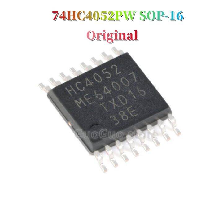 5pcs Original HC4052 SOP-16 74HC4052PW 74HC4052 SOP16 Dual 4-channel ...