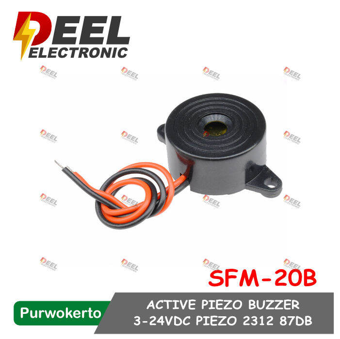 SFM-20B ACTIVE BUZZER PIEZO HIGH DECIBLE DC 3-24V CONTINUOUS SOUND ...