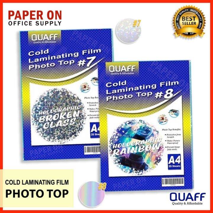 QUAFF PHOTO TOP (Broken Glass Holographic Rainbow) | Lazada PH