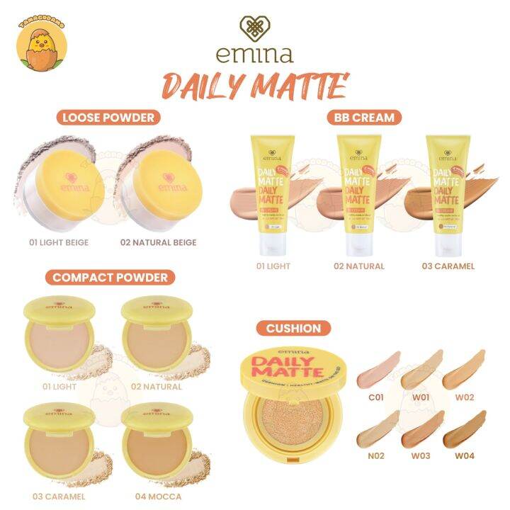 EMINA DAILY MATTE LOOSE POWDER 20GR | COMPACT POWDER | BB CREAM ...