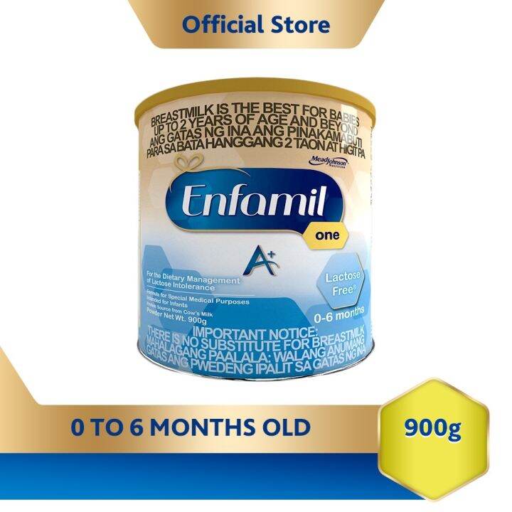 【COD】 Enfamil A One Lactose Free 900g for the Dietary Management of ...