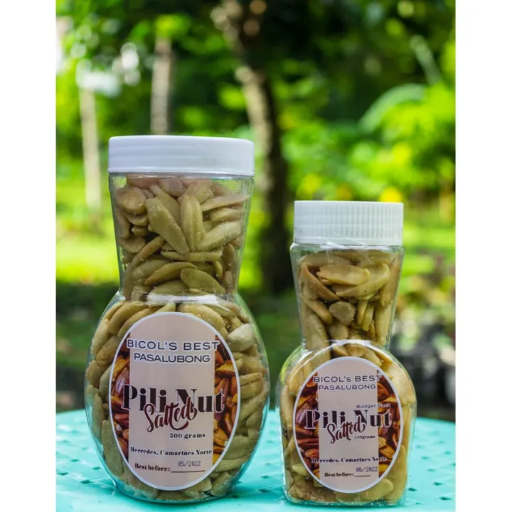 ♗Salted Pili Nut From Bicol Big Jar Crunchy | Lazada PH