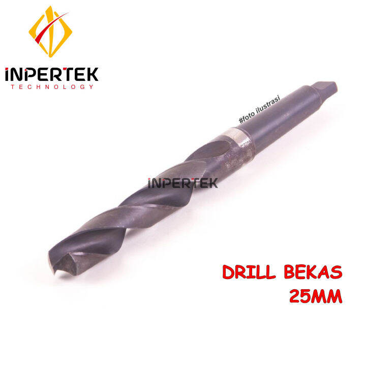 Mata Bor 25mm Drill 25 MT3 Bor Taper HSS 25 mm Bor Besi 25 Mulus ...