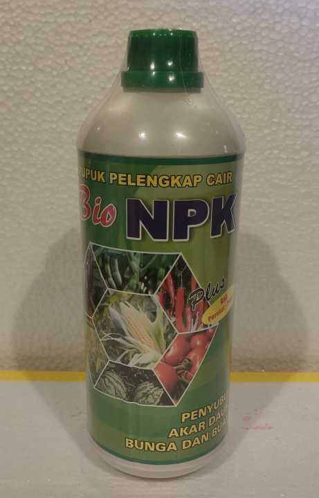 Pupuk NPK cair Bio NPK plus ga3 1 liter | Lazada Indonesia