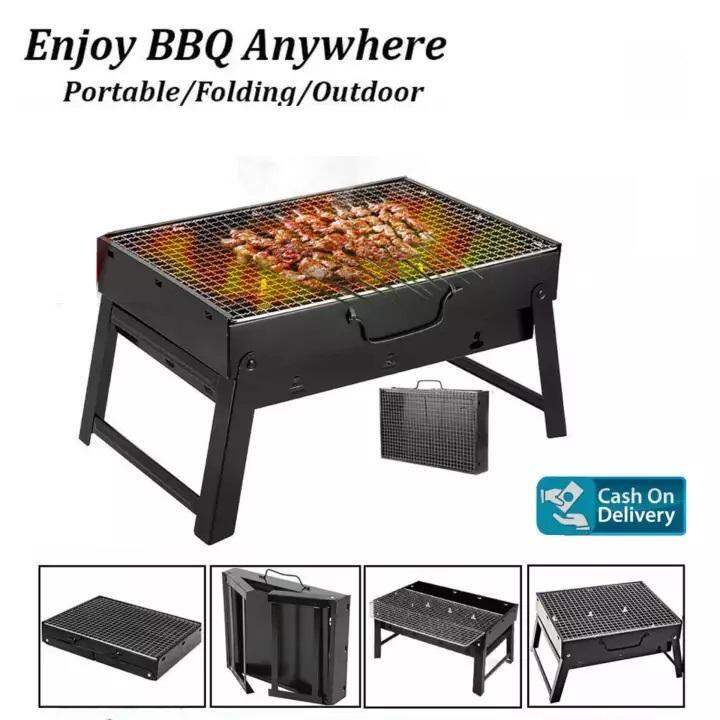 Alat Pemanggang Barbeque Grill Portable / BBQ Portable Lipat Multi ...