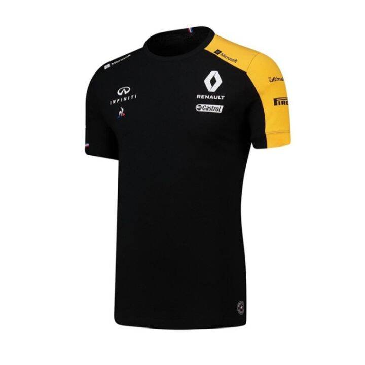 Renault team clothes f1 racing suit T-shirt men's short-sleeved Polo ...