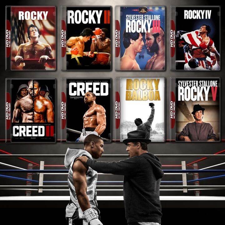 Rocky ร็อคกี้ ราชากำปั้น ทุบสังเวียน ภาค 1-6 + Creed บ่มแชมป์เลือดนักชก ...