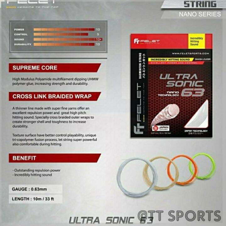 FELET(ORIGINAL Made in Japan)Ultra Sonic 63 Japan Nano Technology ...