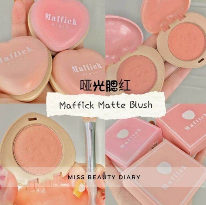 【ReadyStock】🔥B001Maffick哑光腮红💕Maffick Blush Matte Blush Pretty Blush ...