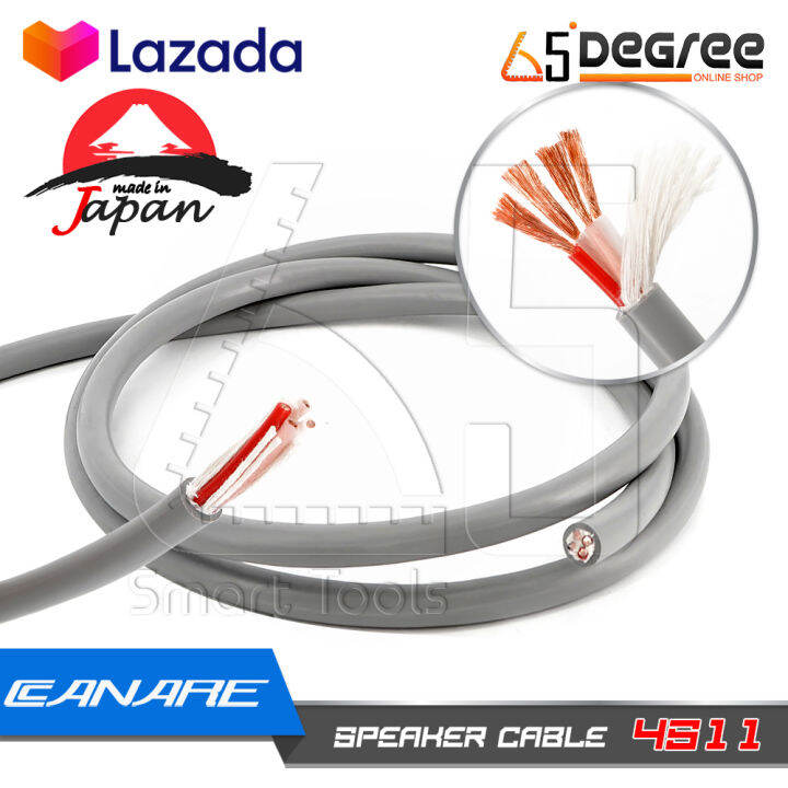 สายลำโพง Bi-Wire Canare 4S11 Star Quad 4 Core Made in Japan ความยาว 4 ...