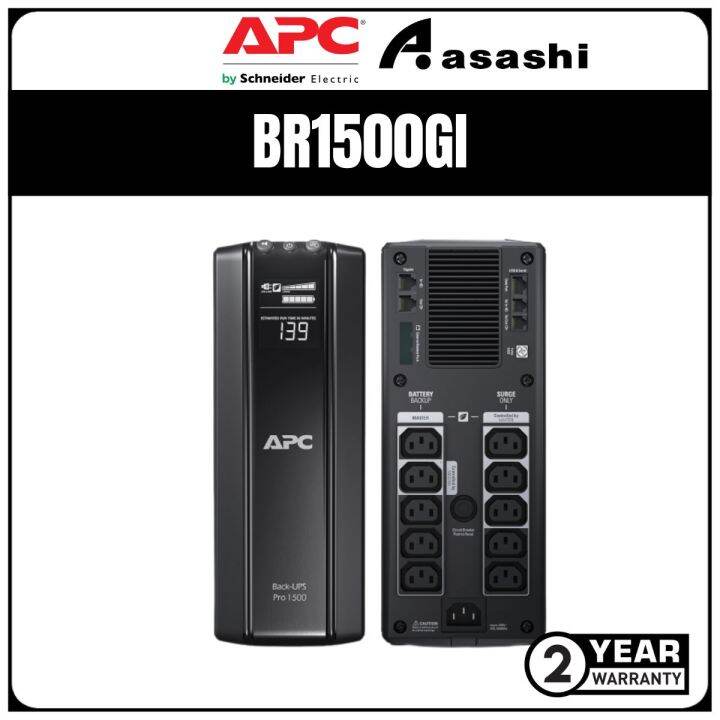 APC BR1500GI Power-Saving Back-UPS Pro 1500, 230V 1500VA UPS | Lazada