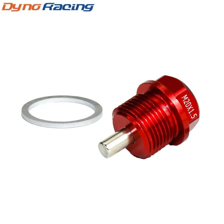 Red M20*1.5MM Magnetic Oil Drain Plug Aluminum Bolt/Oil Sump drain plug ...