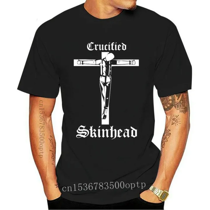 Crucified Skinhead T-SHIRT Oi Punk 69 MUSIC Tshirt | Lazada.co.th