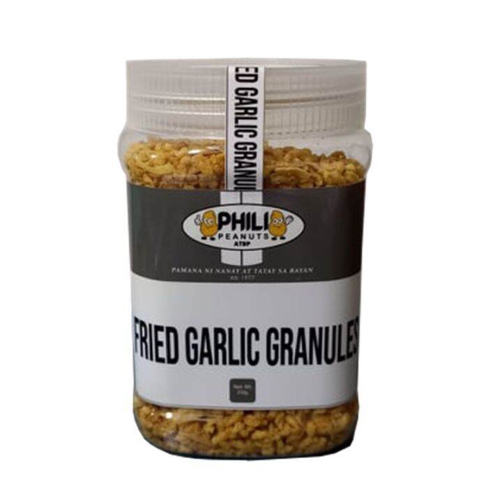 Phili Peanuts ATBP Fried Garlic Granules in a Jar 250g | Lazada PH