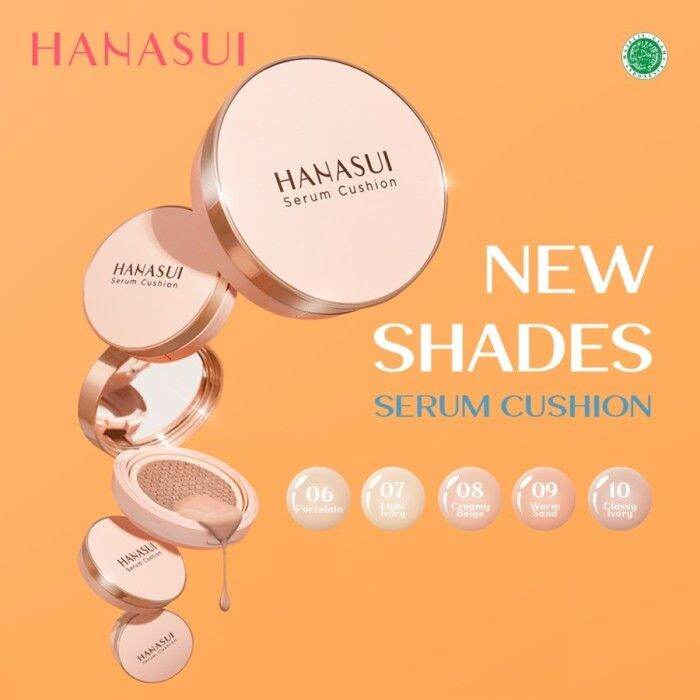 HANASUI Serum Cushion 15g | Foundation | Flawless | Natural Dewy Finish ...