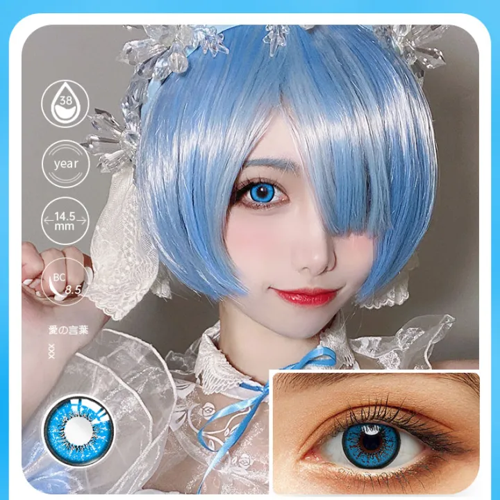 [COD] 2Pcs Softlens Cosplay Karakter Warna softlen lensa mata warna ...