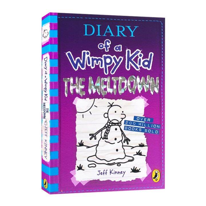 Milumilu 13 Diary of a Wimpy Kid The Meltdown Jeff Kinney Original English literary novels books ...