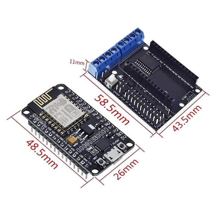 ESP 12E CP2102 NodeMcu Lua V2 Wireless Module Wifi Internet of Things (IOT) Development Board ...