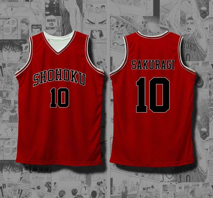 SHOHOKU JERSEY HISASHI MITSUI #14 SAKURAGI #10 JERSEY W/ SHORTS | SLAM ...