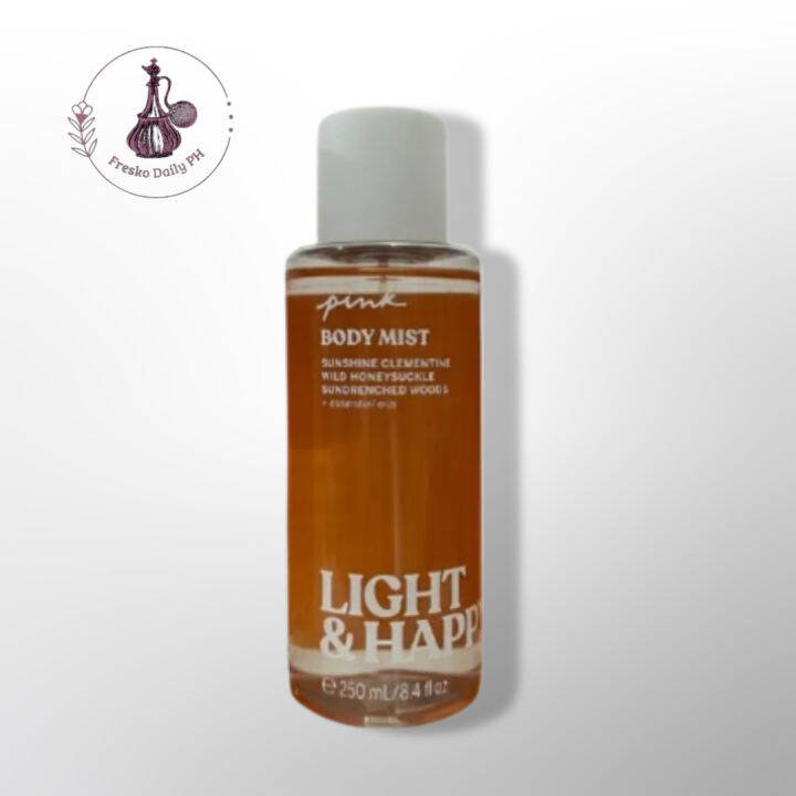 Victoria's Secret LIGHT & HAPPY Fragrance Mist - PINK | Lazada PH