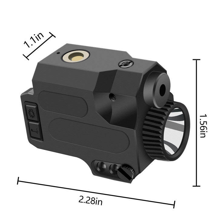 Nihowban Green Light Optical Collimator Combo for USB Magnetic Charging ...